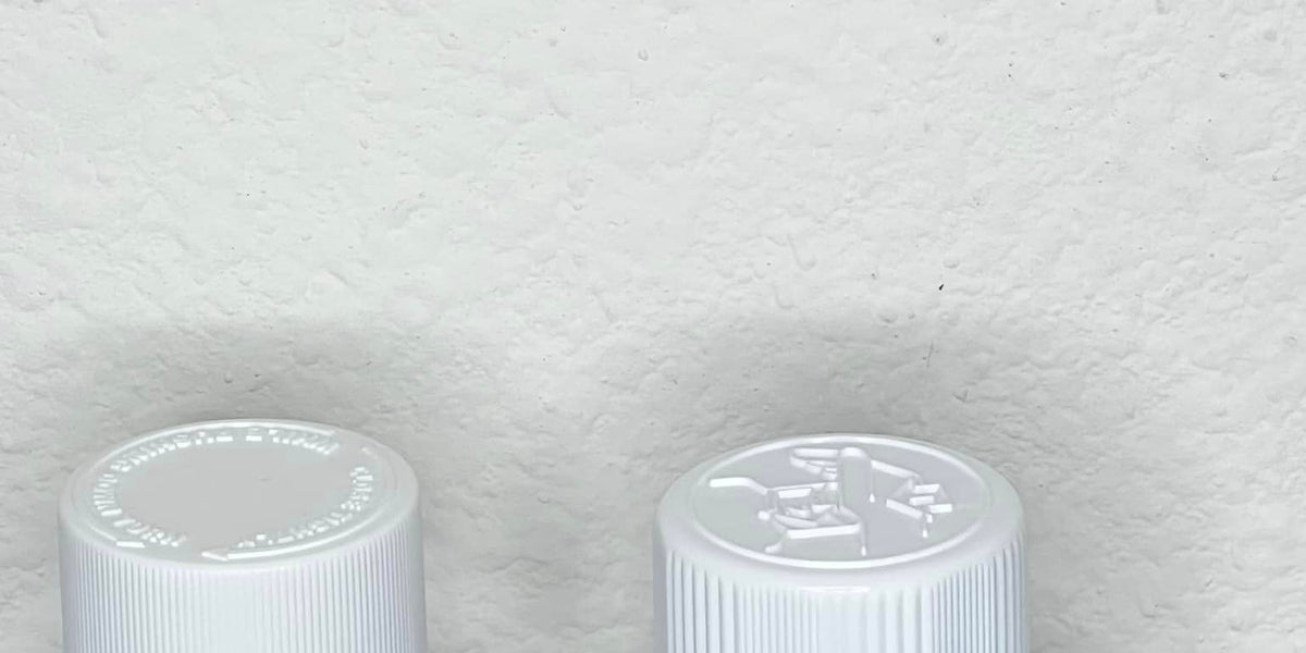 1CRTE2- 2 oz Syrup Bottles with Child Resistant lids for THC and CBD ...